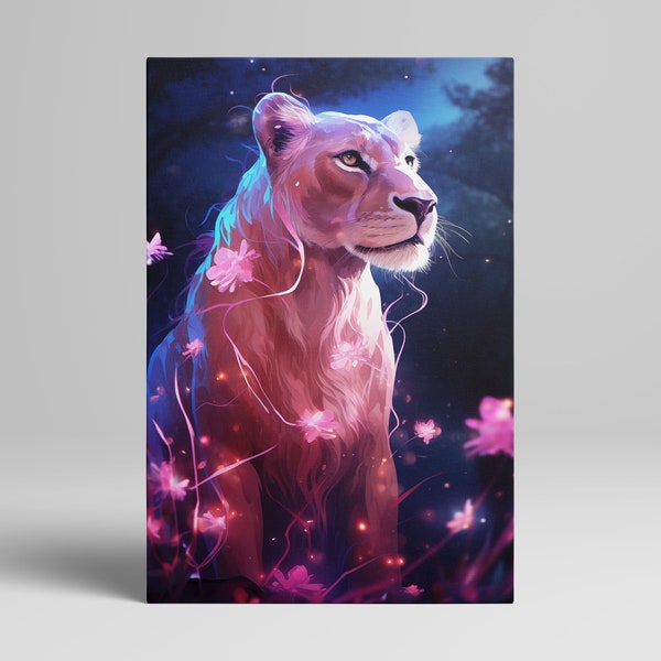 Lioness Art - Etsy