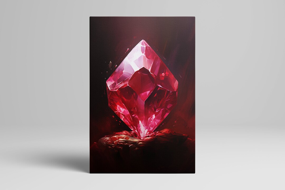 Beautiful Ruby Wall Art - Canvas Print - Etsy