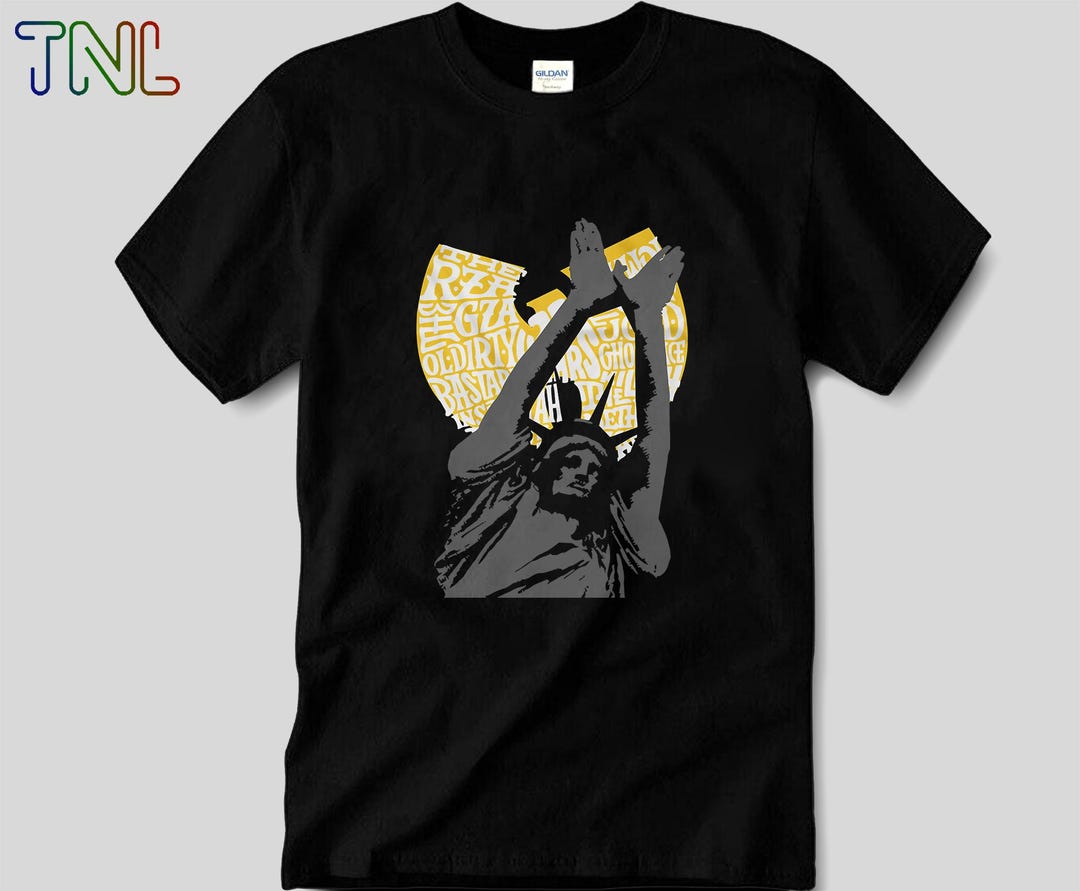 Wu-tang Clan Statue of Liberty Tees, Wutang RZA GZA Ghostface Killah ...
