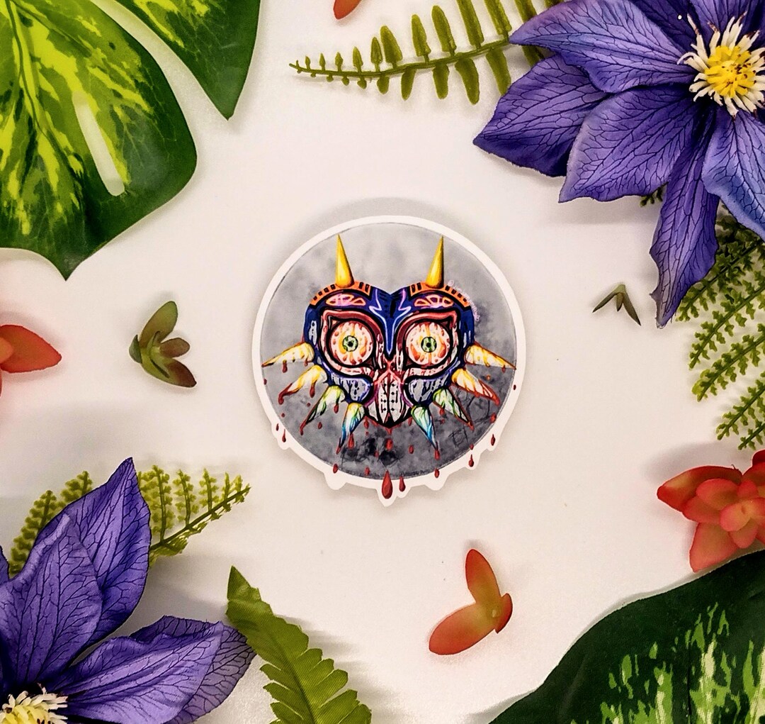 Bleeding Reality- Majora's Mask Sticker - Etsy