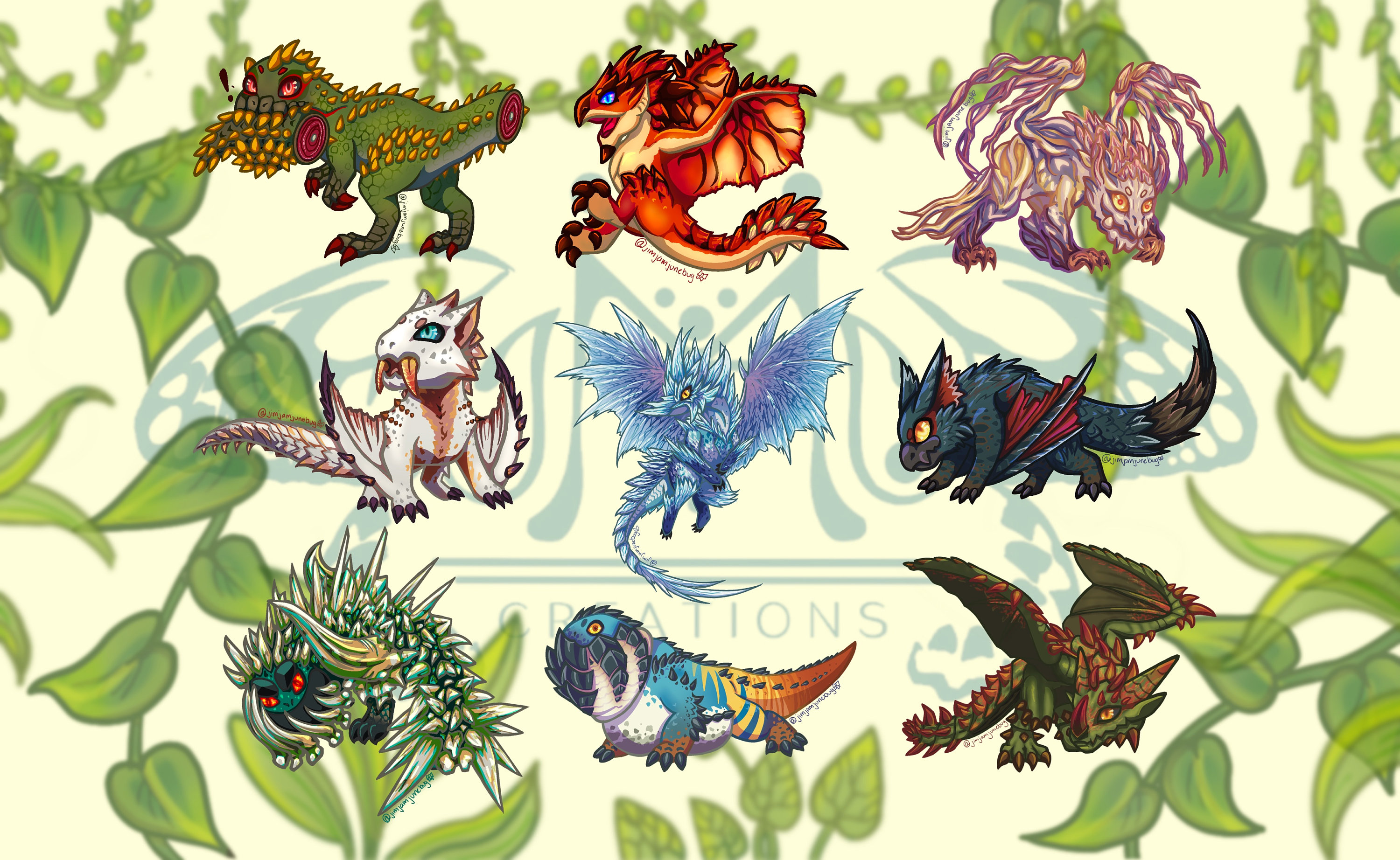 Chibi Monster Hunter Stickers - Etsy