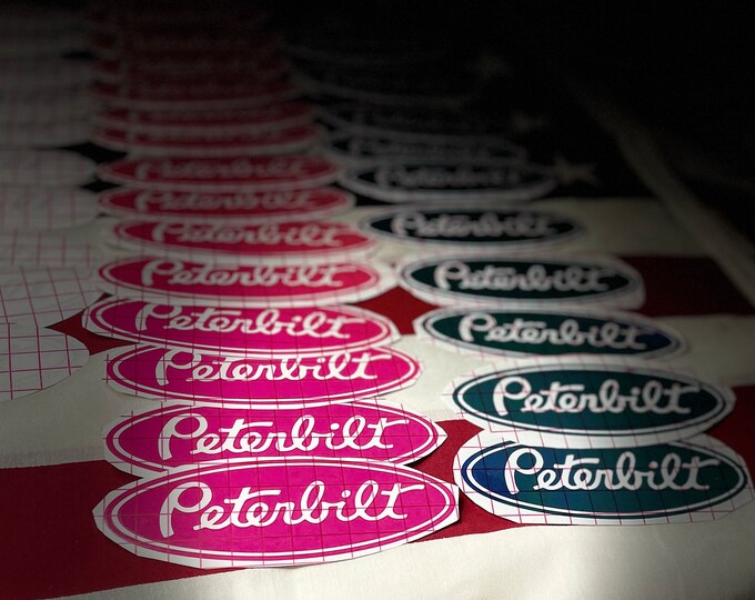 Peterbilt Vinyl Decal - Etsy