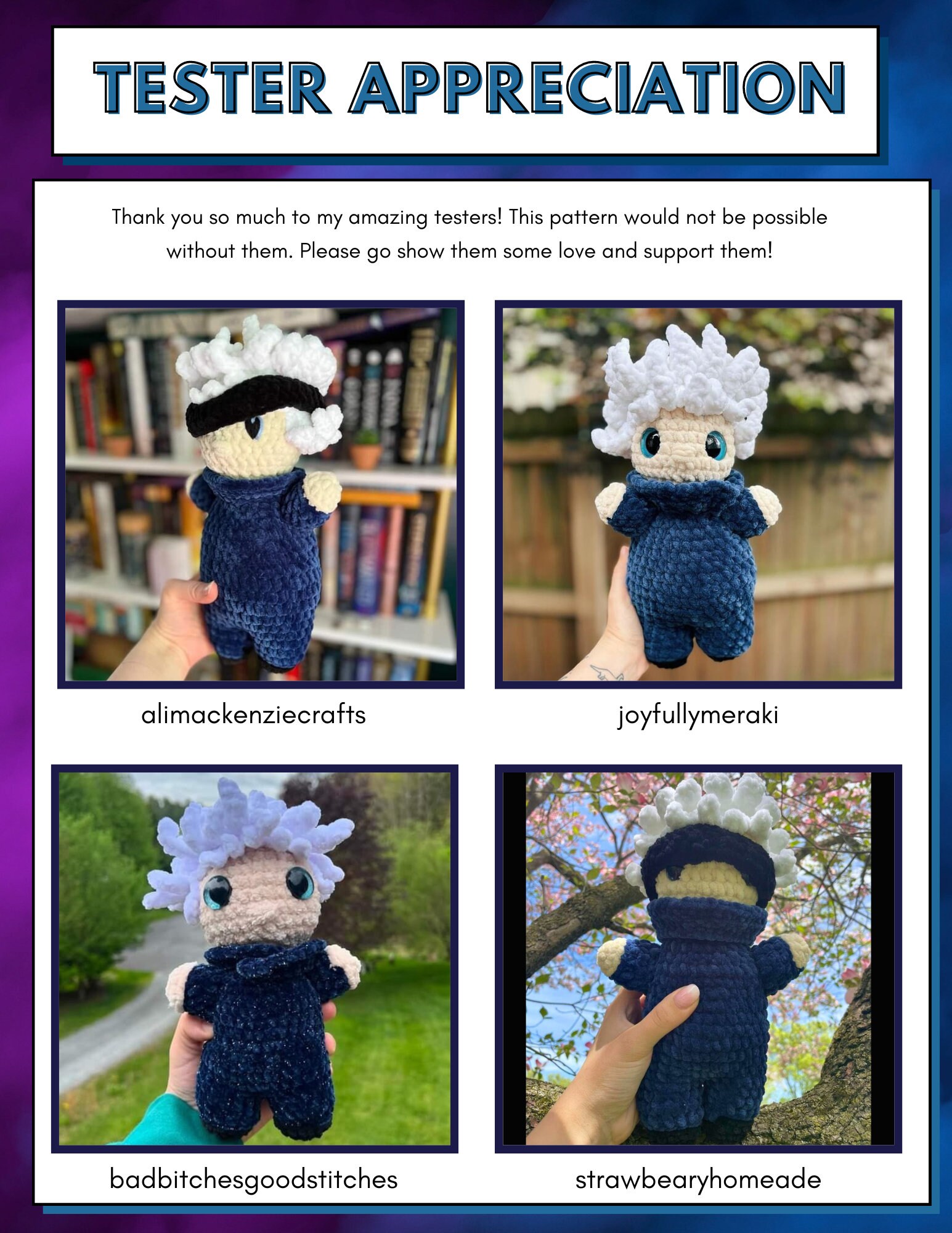 Chibi Blue Eyed Sorcerer Pattern- PDF ONLY - Etsy