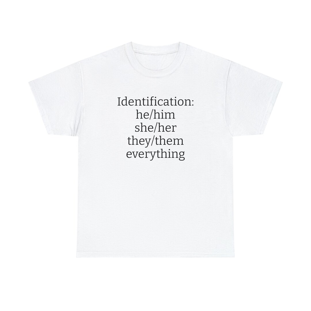 Identify. Unisex Heavy Cotton Tee Tshirt - Etsy