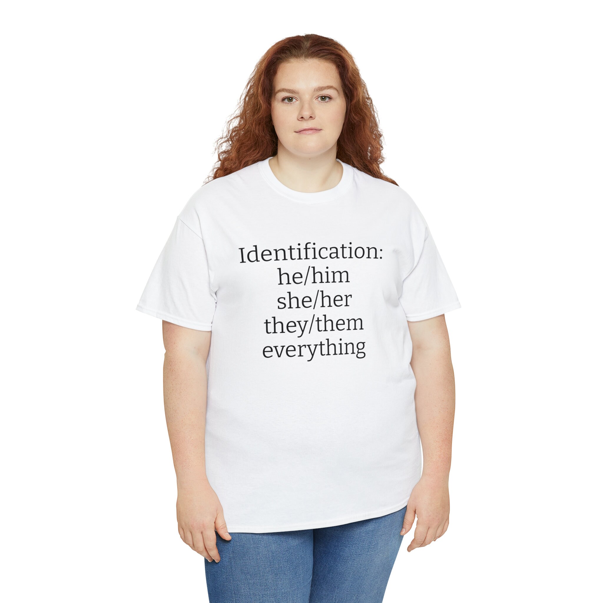 Identify. Unisex Heavy Cotton Tee Tshirt - Etsy