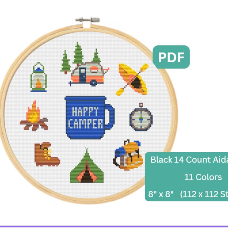 Summer Camp Needlepoint - Etsy