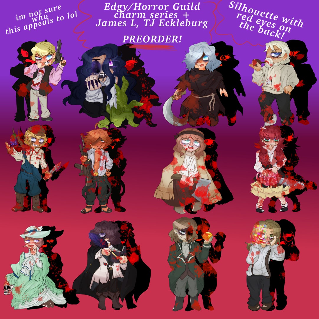 PREORDER Edgy Horror Bungou Stray Dogs Guild Charms - Etsy