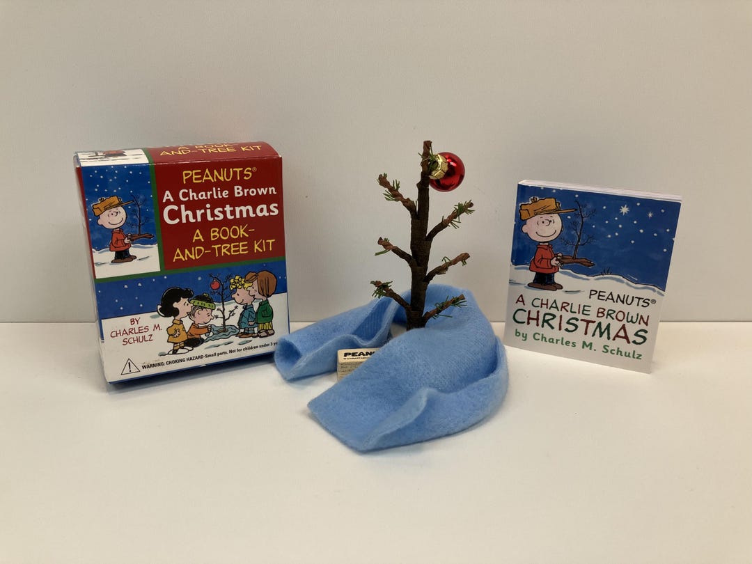 Vintage Charlie Brown Christmas Book and Tree Kit - Etsy