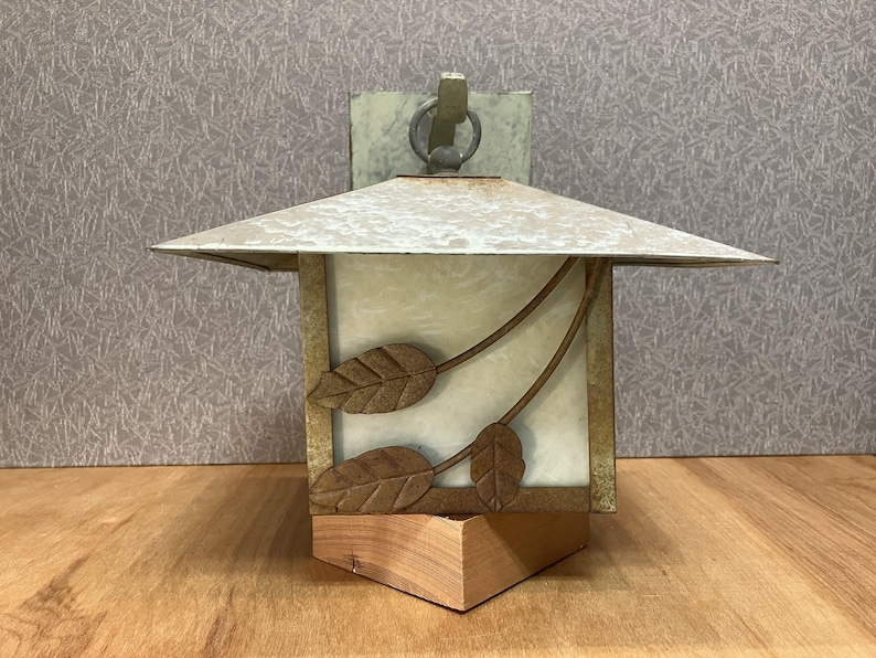 Vintage Craftsman Style Outdoor Wall Lanterns - Etsy