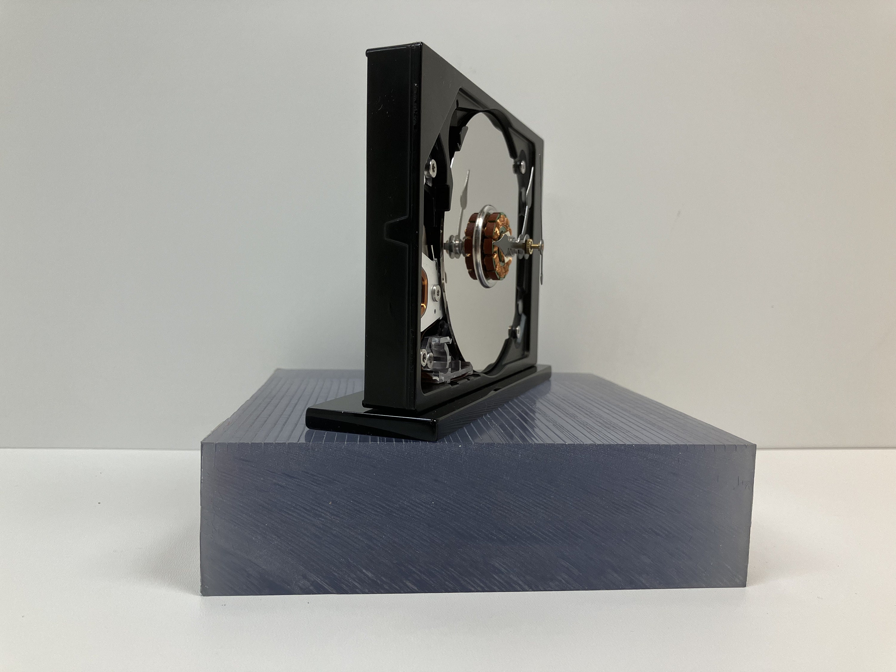 Hard Drive Clock, Desk Clock, Table Clock, Handmade, Engineer, IT ...