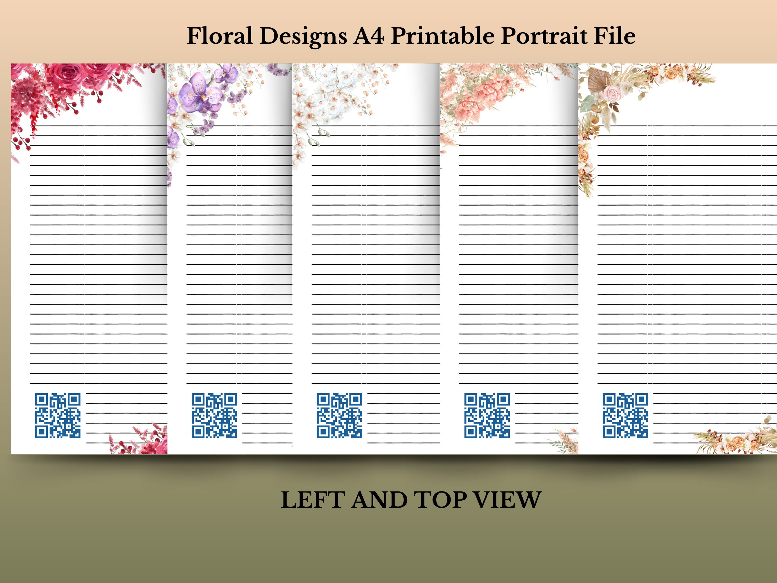 20 Pages 10 Diff Designs JW Letter Writing Template Printable ...