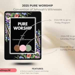 Pure Worship 2025 JW Convention | Digital Notebook English | Jehovahs ...