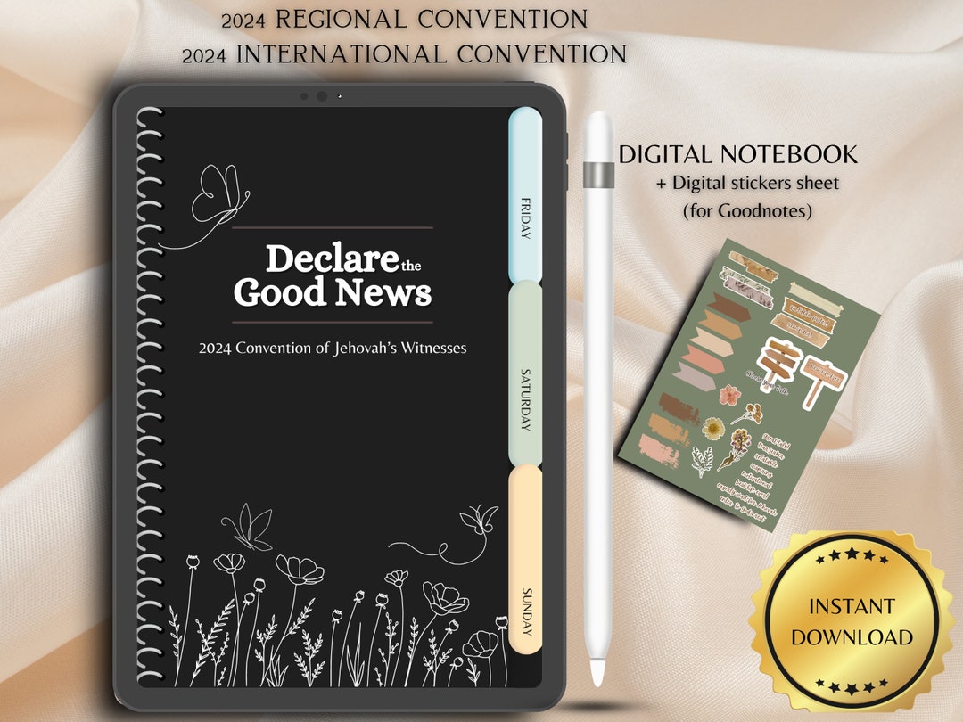 2024 Regional Convention Declare the Good News Notebook JW Convention ...