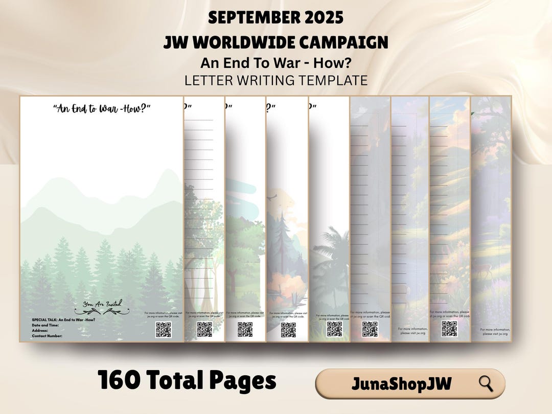 JW Letter Writing September Campaign 2025 Worldwide Digital Paper | an ...