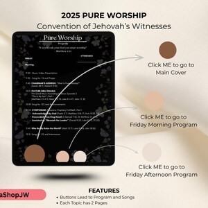 Pure Worship 2025 JW Convention | Digital Notebook English | Jehovahs ...