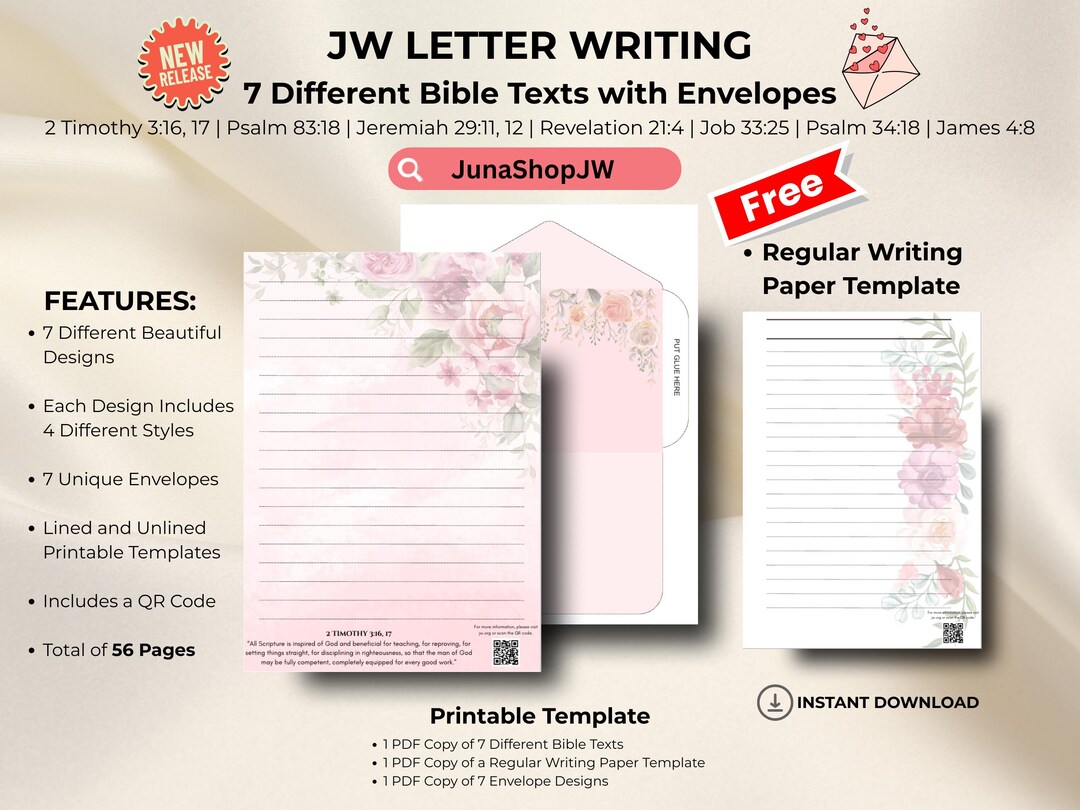 JW Letter Writing | English | 2 Timothy 3 16 17 | Psalm 83 18 ...