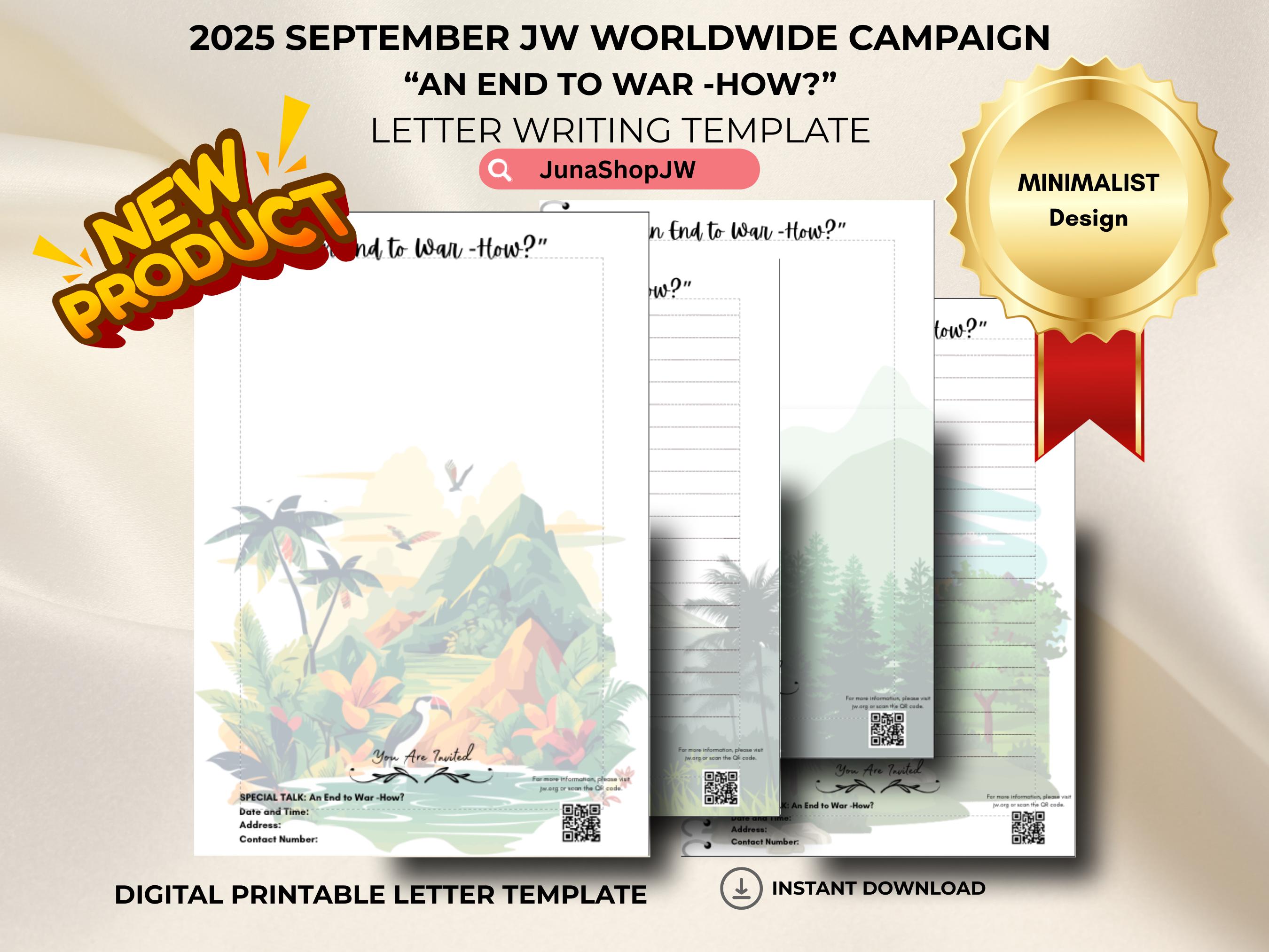 JW Letter Writing September Campaign 2025 Worldwide Digital Paper | an ...