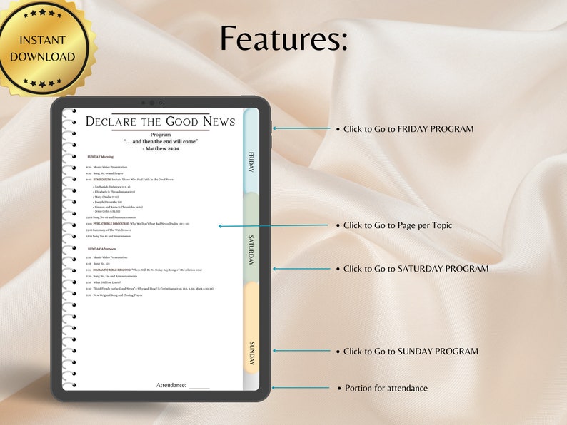 Plain 2024 Regional Convention Declare the Good News Notebook JW ...