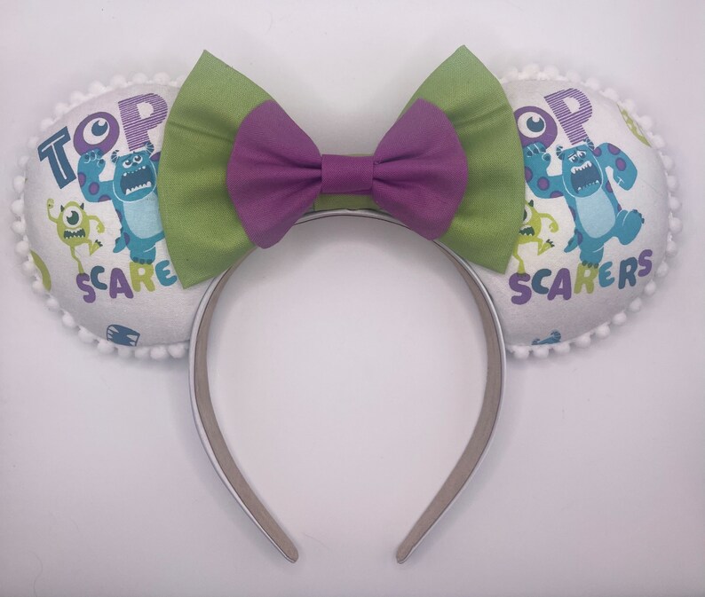 Monsters Inc Mickey Mouse Ears / Size: Adult /mike and Sully Top ...