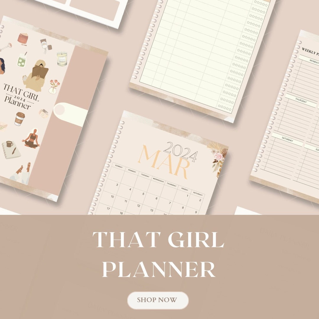 That Girl Digital Planner- Chic and Productive Planner for Modern Women ...
