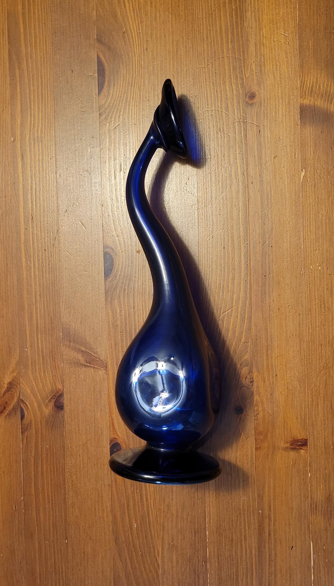 Hand Blown Islamic Tear Catcher (ashkdan) Swan Neck Vase 12" - Etsy