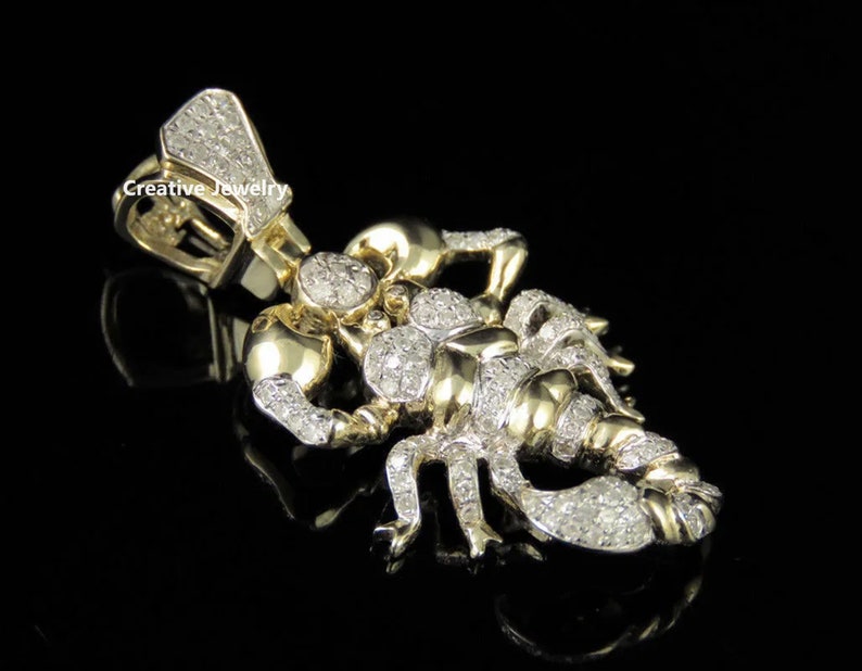 Hip Hop Scorpions Pendant, Moissanite Diamond Unisex Pendant, Rapper ...