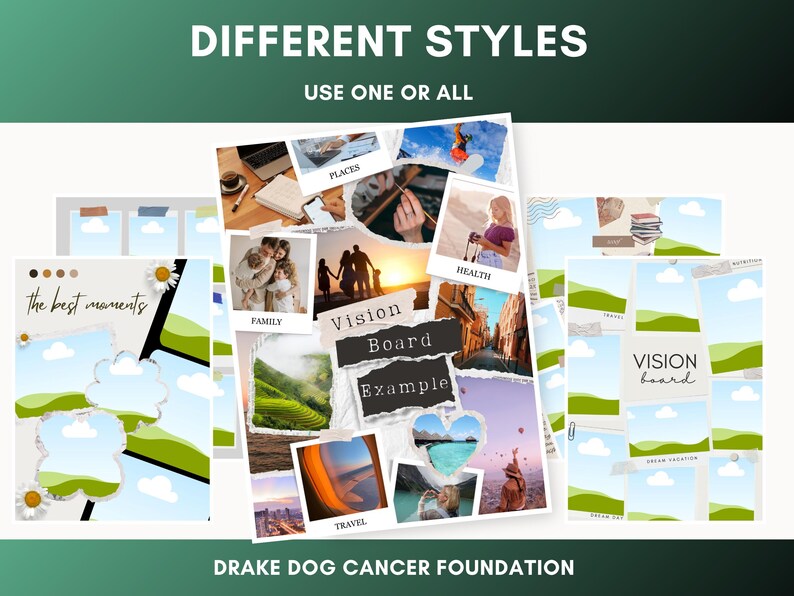 My and My Dog’s Vision Board | Printable Pet Parent Planner & Goal ...