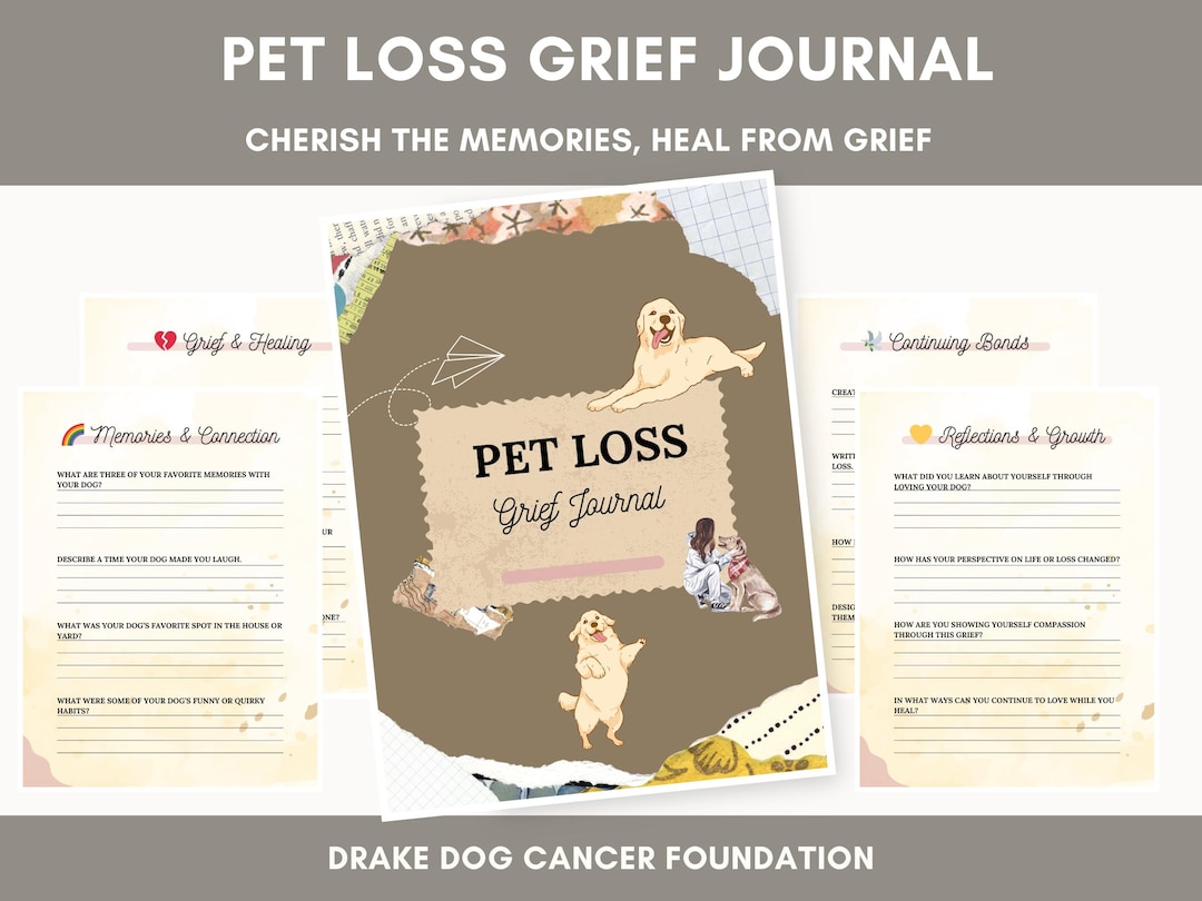 Pet Loss Grief Journal Prompts – Gentle Printable for Dog Lovers ...