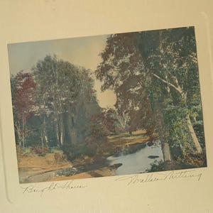 Vintage Framed Wallace Nutting Colored Photograph - Etsy