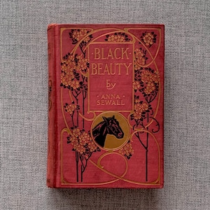 Black Beauty Anna Sewell Illustrated Antique Book - Etsy