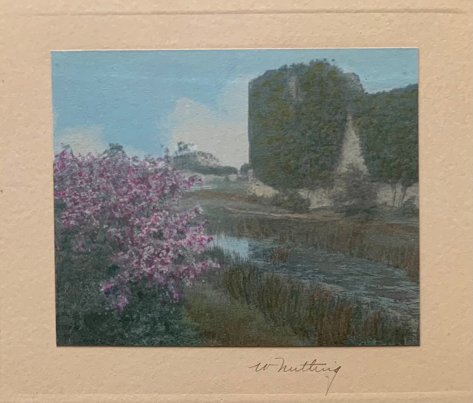 Vintage Framed Wallace Nutting Colored Photograph - Etsy