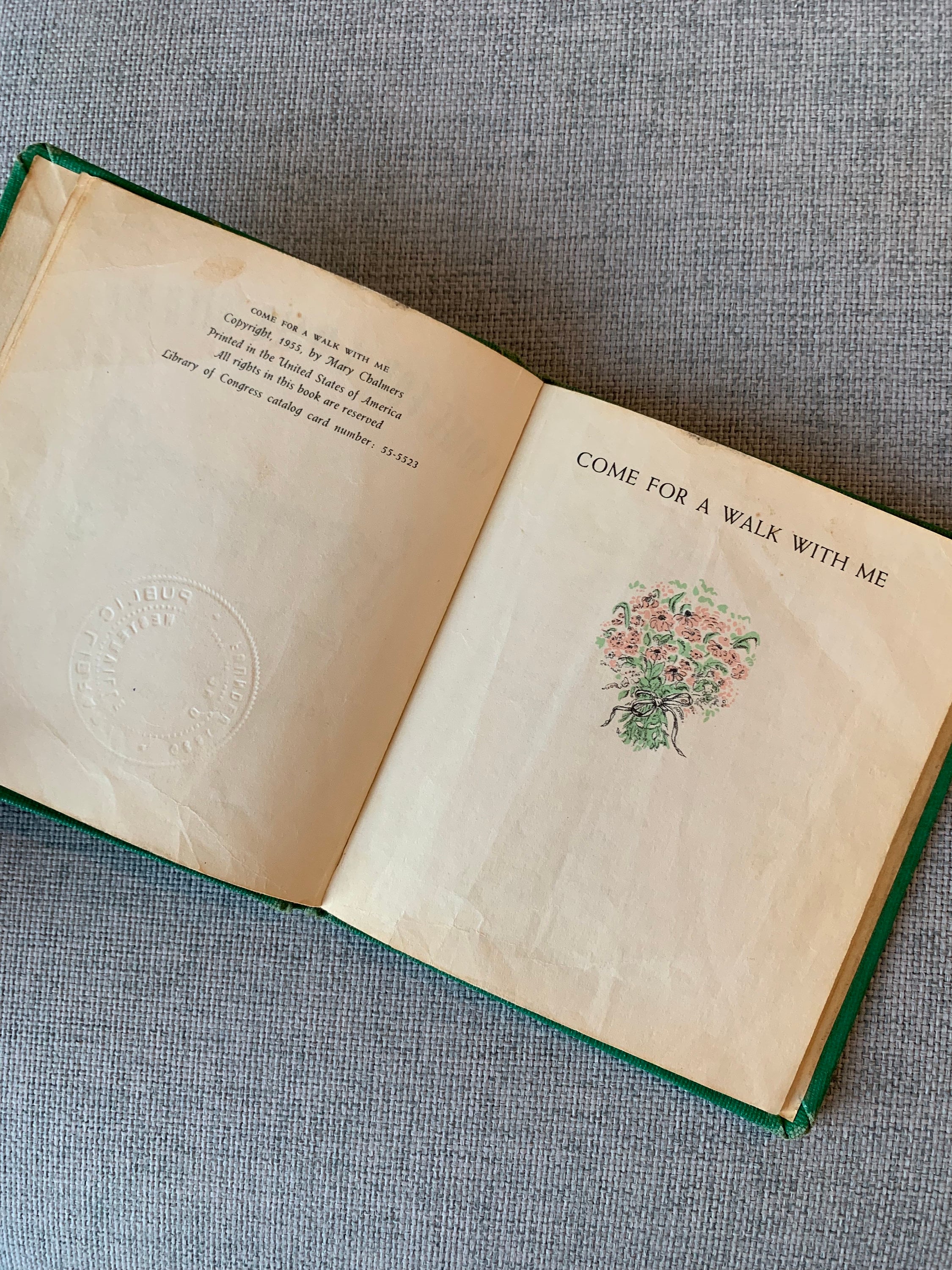 Come for A Walk With Me Mary Chalmers 1955 Vintage Book - Etsy
