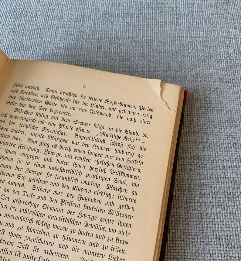 Maerchen Minna Freericks 1891 Antique German Fairy Tale Book - Etsy