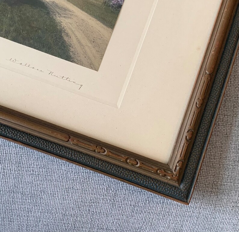 Vintage Framed Wallace Nutting Colored Photograph Apple Corner - Etsy