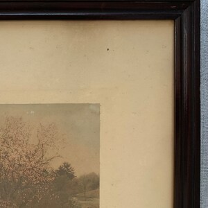 Vintage Framed Wallace Nutting Colored Photo - Etsy