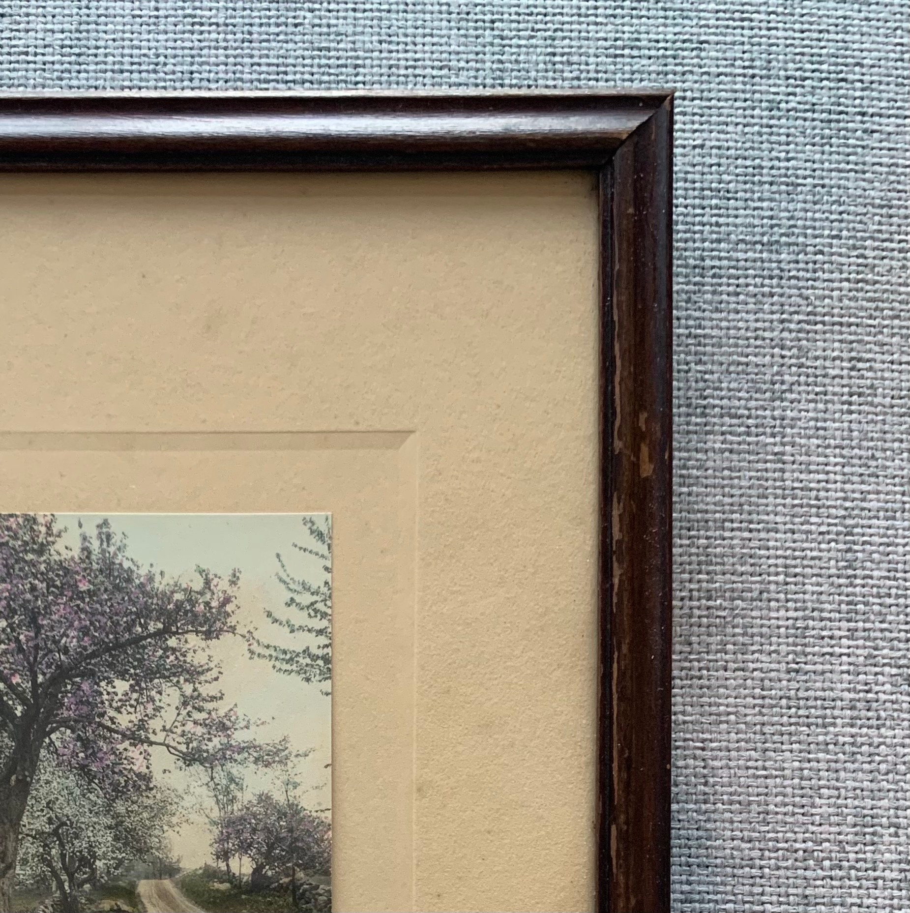 Vintage Framed Wallace Nutting Colored Photograph - Etsy