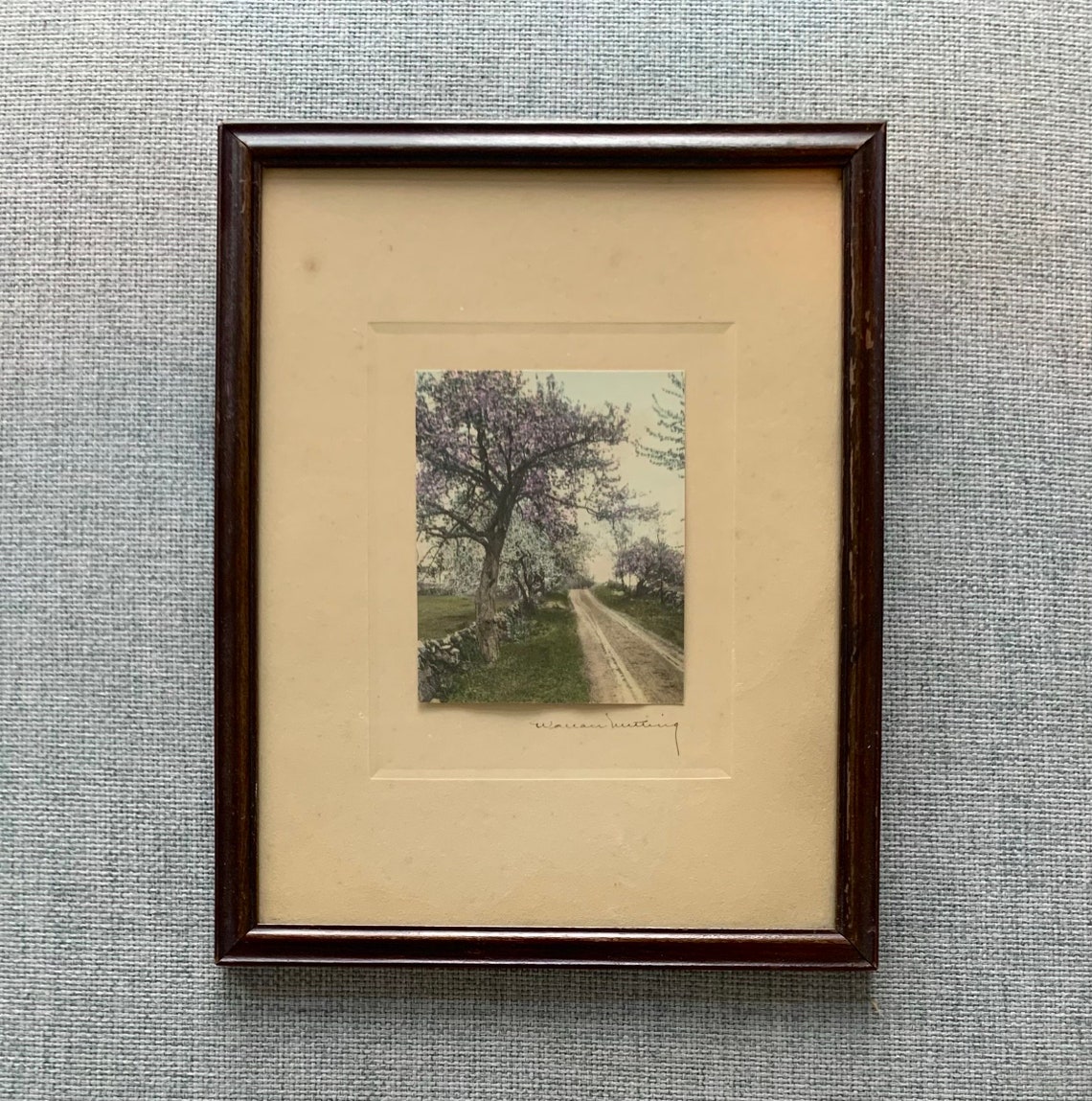 Vintage Framed Wallace Nutting Colored Photograph - Etsy