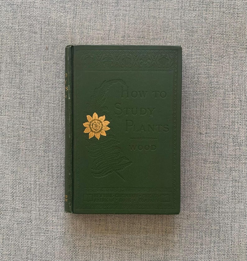 How to Study Plants Alphonso Wood 1895 Antique Book - Etsy