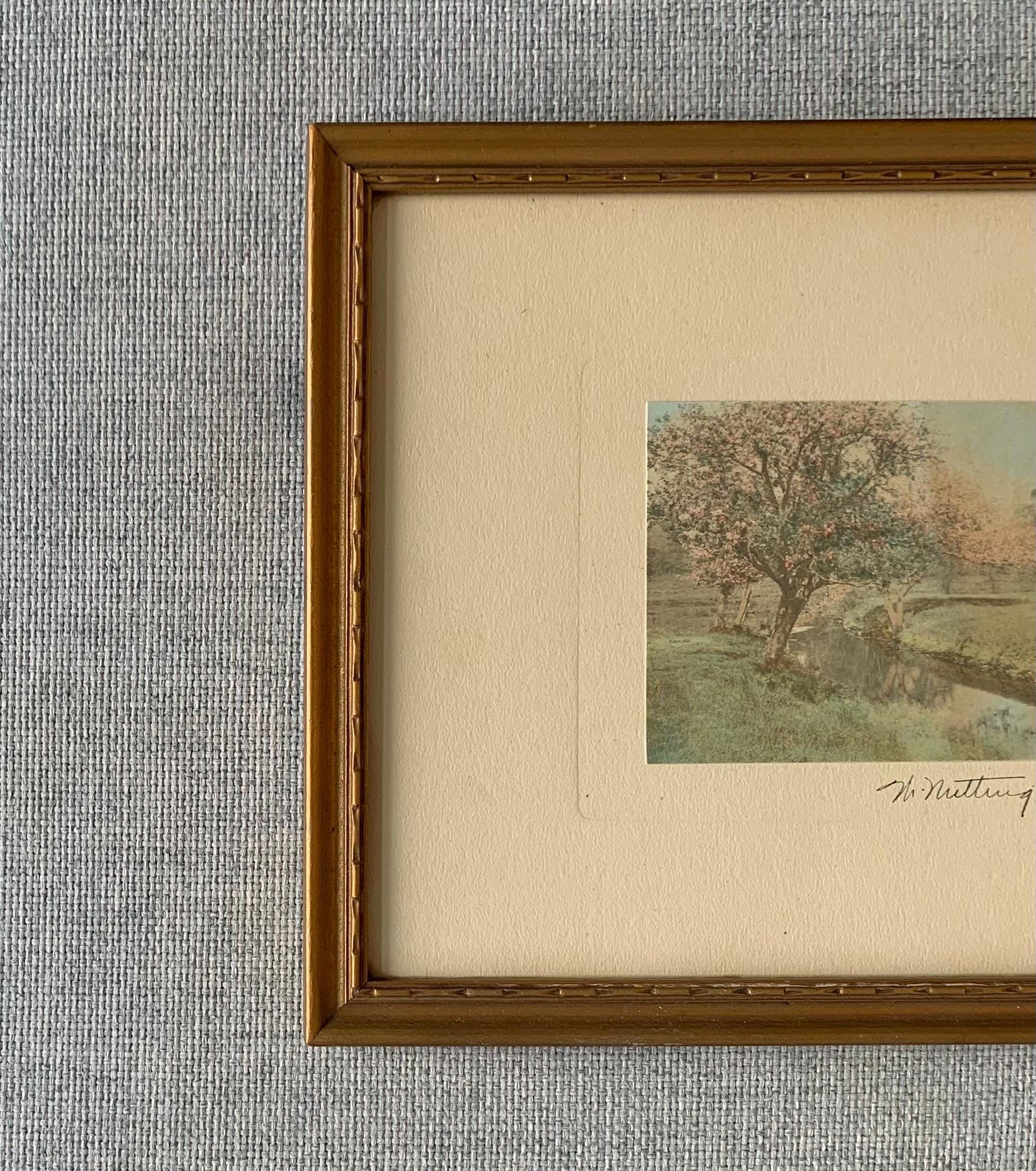 Vintage Framed Wallace Nutting Colored Photograph - Etsy