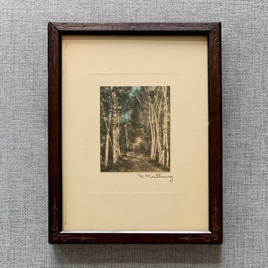 Vintage Framed Wallace Nutting Colored Photograph - Etsy