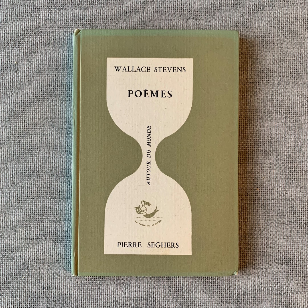 Poèmes Wallace Stevens 1963 Vintage French Poetry Book - Etsy