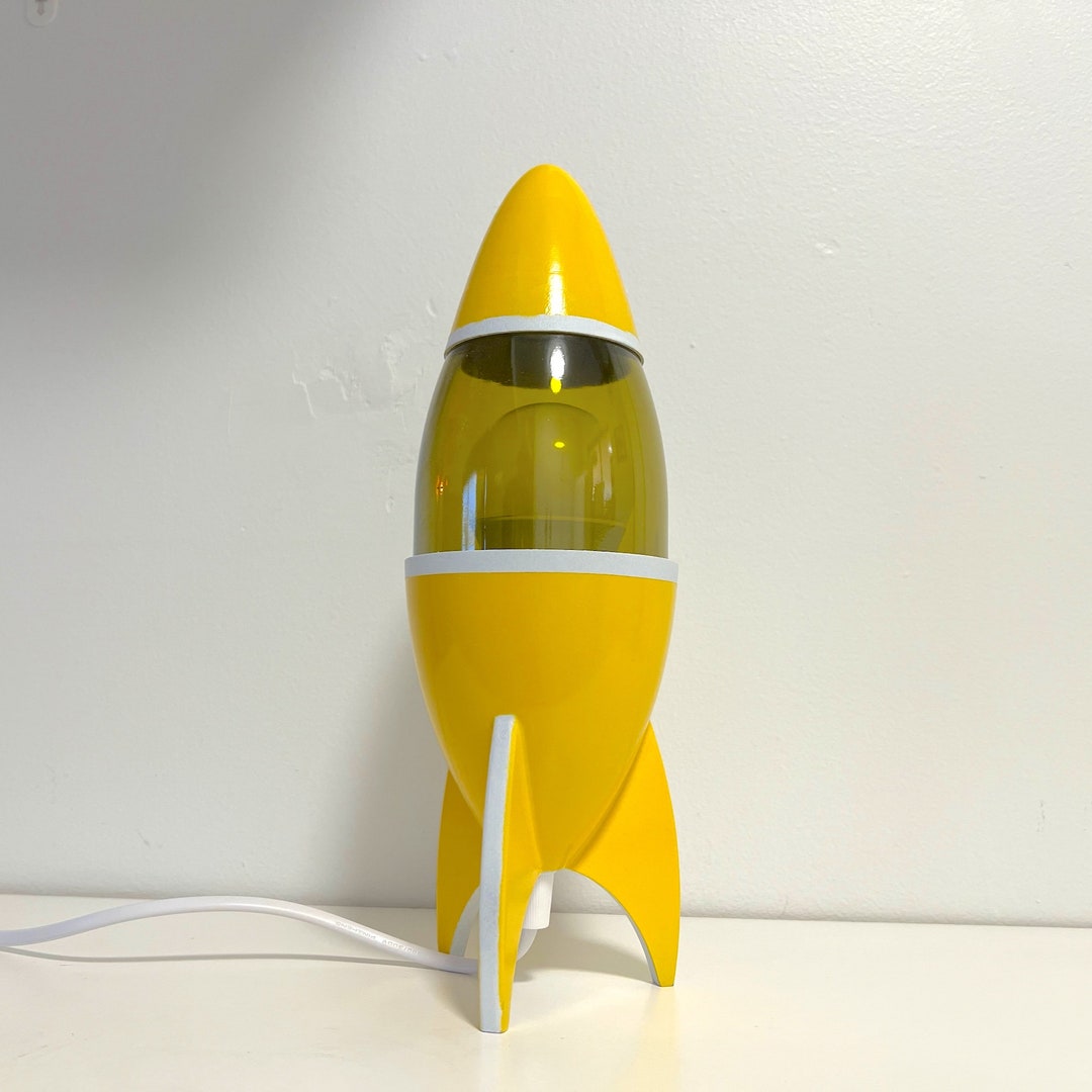 Midcentury Rocket Smart Lamp - Etsy