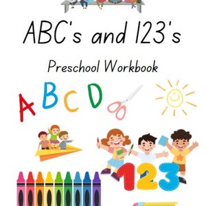 Preschool Workbook - Abc's, 123's, Shapes, Colors - Etsy