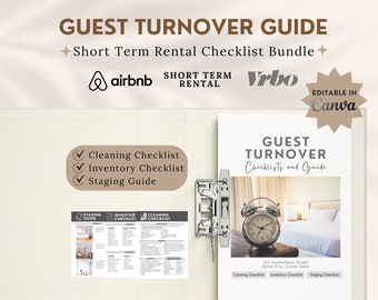 Airbnb Cleaning Checklist Vacation Rental Property Cleaning Guide for ...