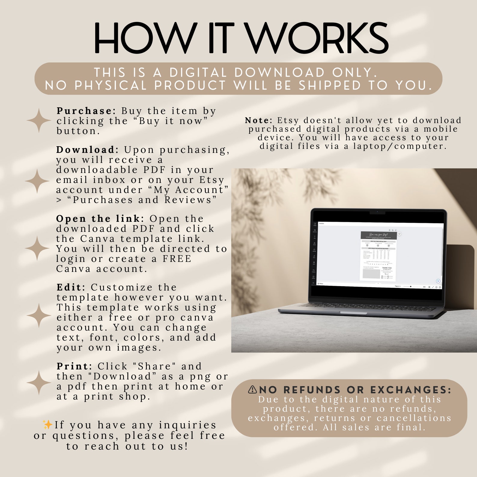 Airbnb Guest Feedback Form Editable Canva Template Airbnb Feedback ...