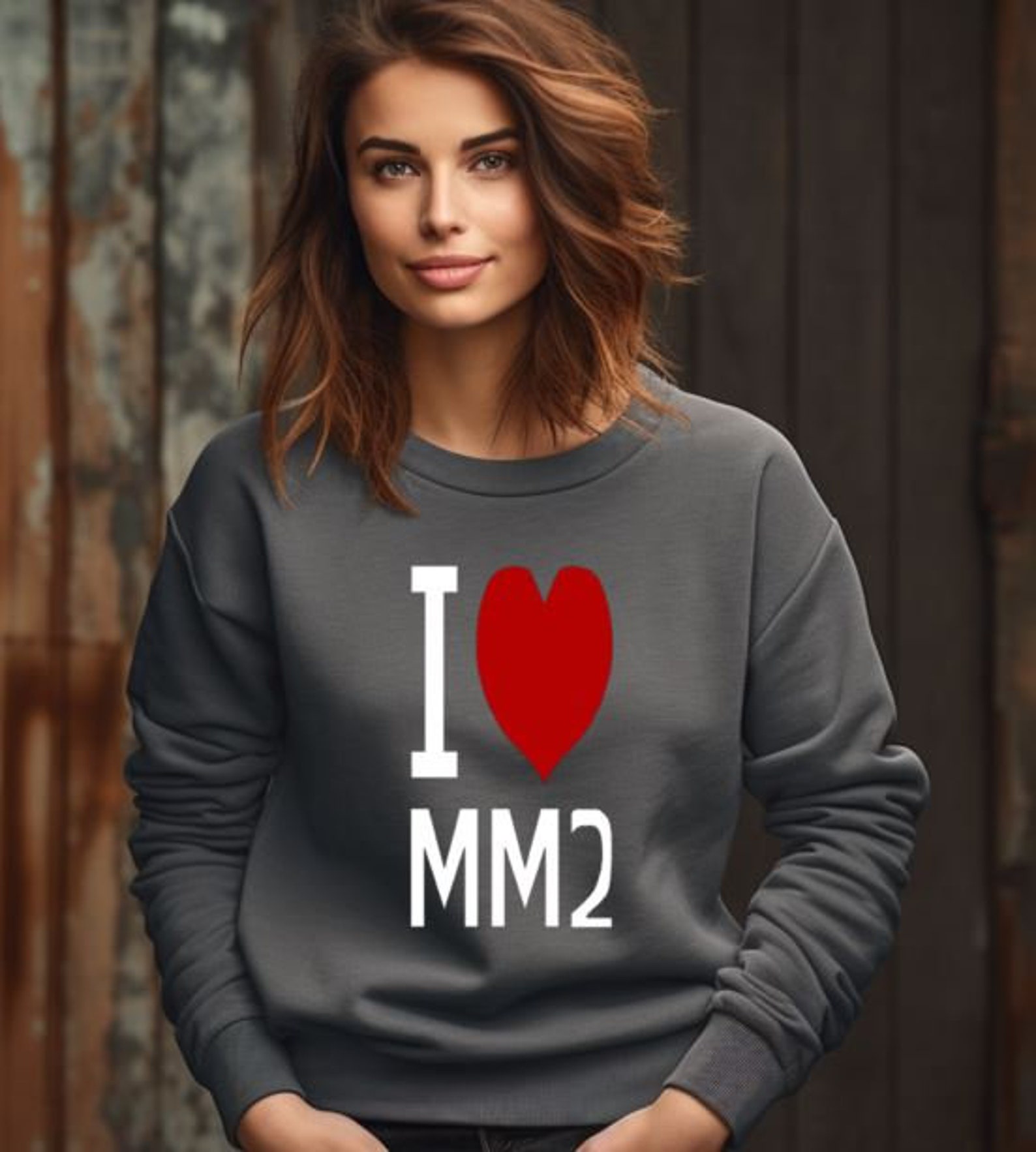 I Love MM2 Roblox Shirt - Etsy