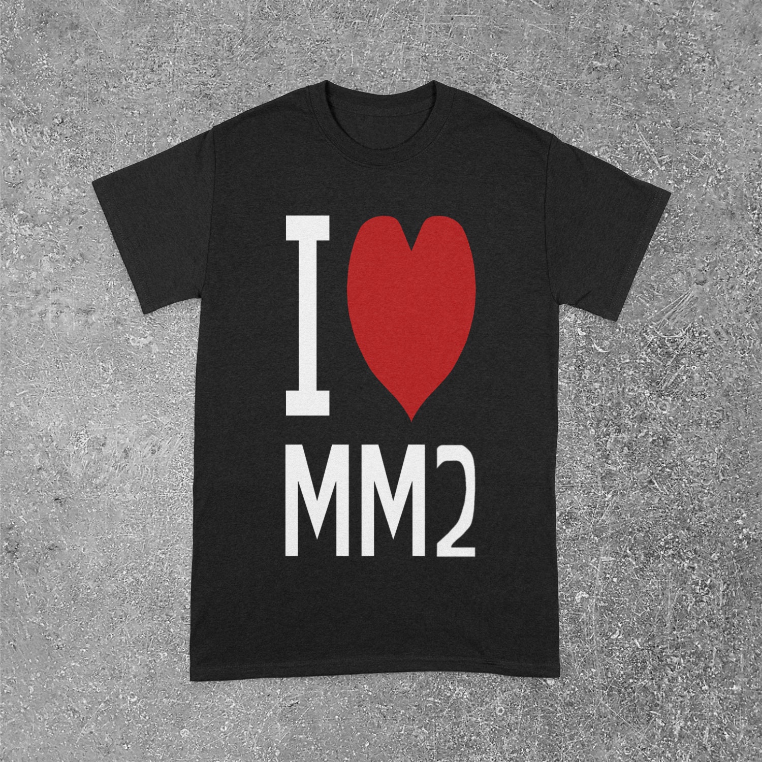 I Love MM2 Roblox Shirt - Etsy