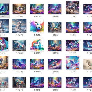 All ABOUT UNICORNS Vol 12 100 Jpg Digital Download Tumbler Wraps & Clipart Bundle ...