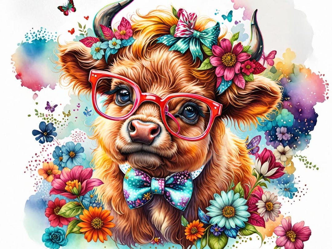 Cow Ready to Press Sublimation Transfer Bundles of 10 Designs (LMHCOW1 ...
