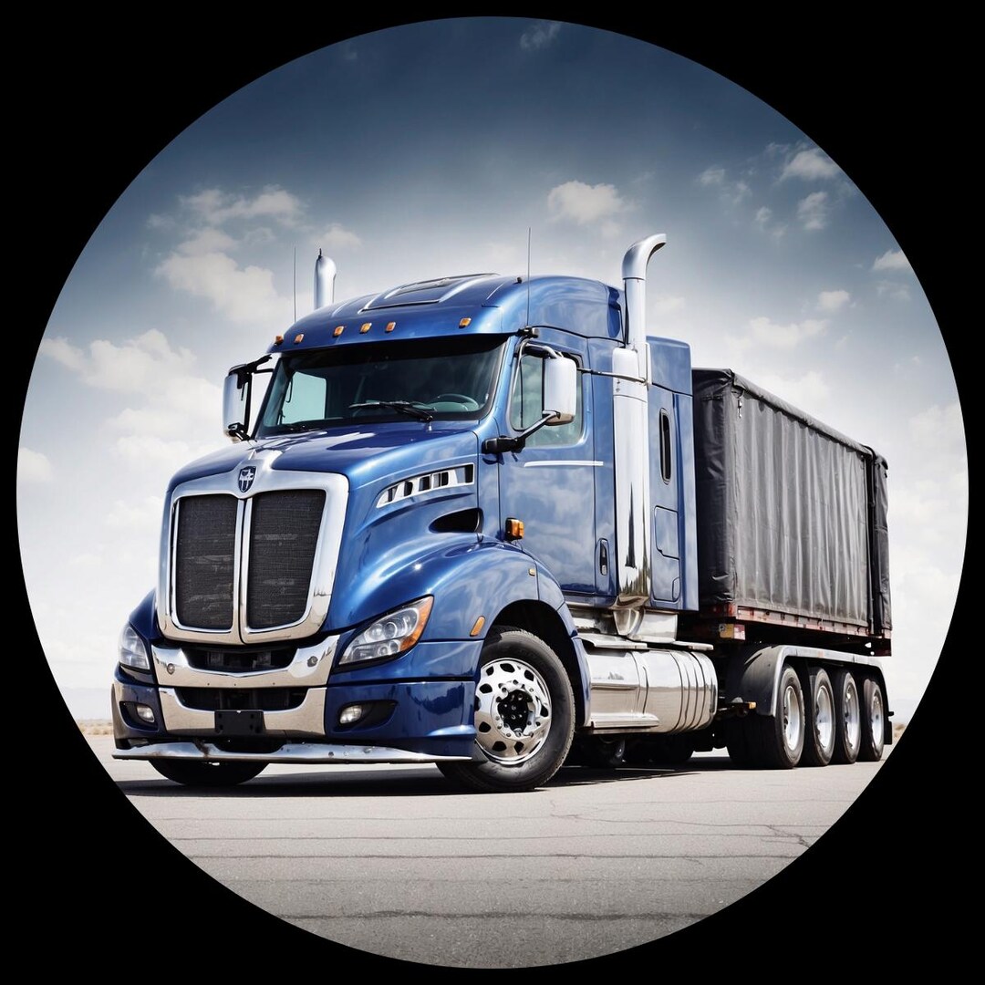 Semi Eighteen Wheeler Coaster Sublimation Transfer Prints: 60 Ready-to ...